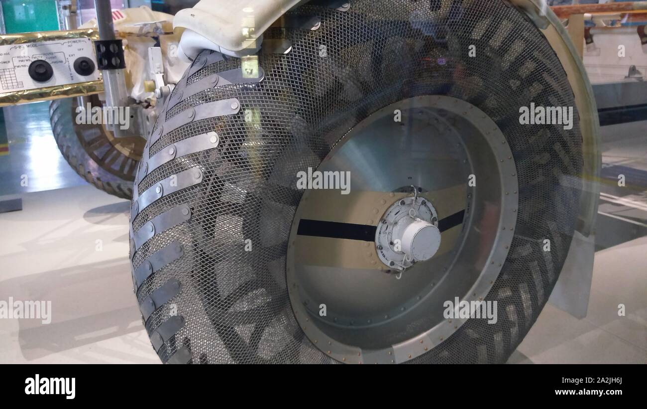 Wheel of Lunar Roving Vehicle no. 4, Boeing, 1971 - Kennedy Space ...