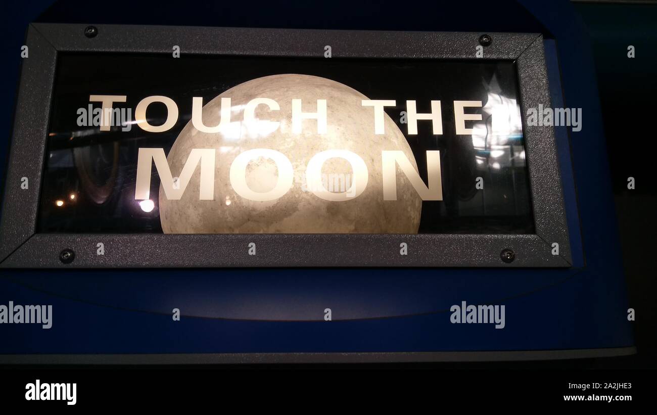 Touch the Moon, Lunar sample 70245,287 Moon rock, KENNEDY SPACE CENTER ...