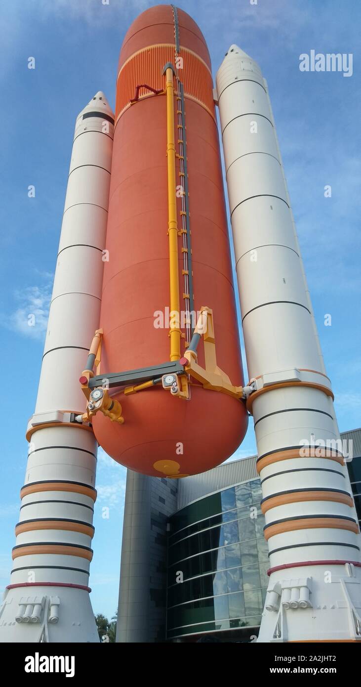 Cape Canaveral, Florida, USA - November 6, 2018 : Entrance to the NASA ...