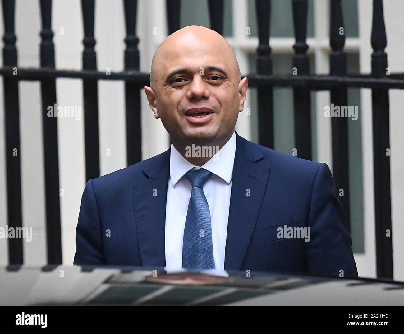 Chancellor of the exchequer sajid javid in downing street london hi-res ...