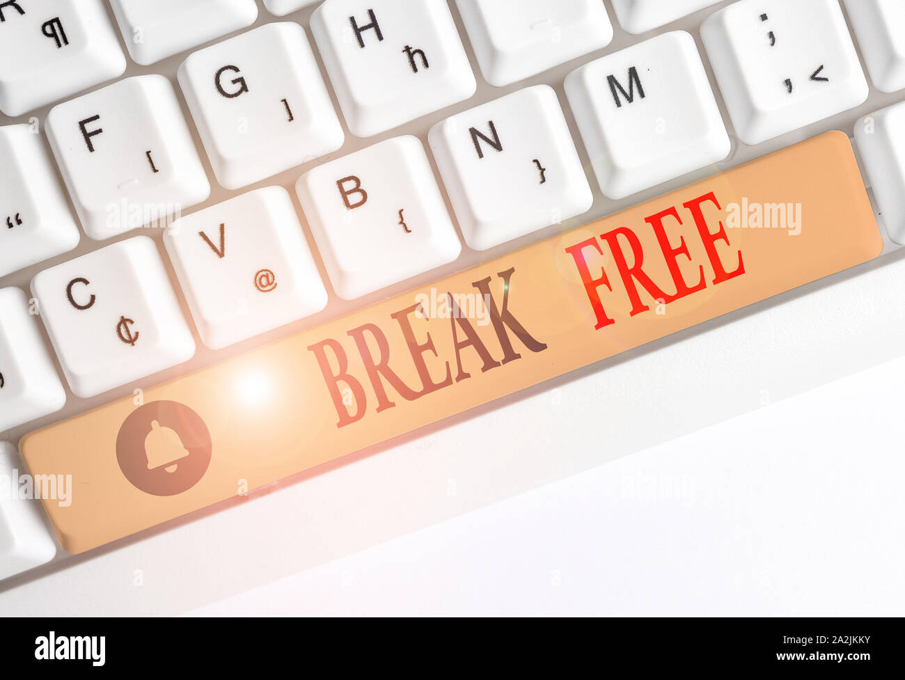 Word writing text Break Free. Business photo showcasing another way of ...