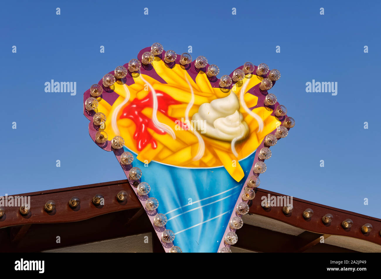 Bienenmarkt fair in Michelstadt in the Odenwald District: Sign of a ...