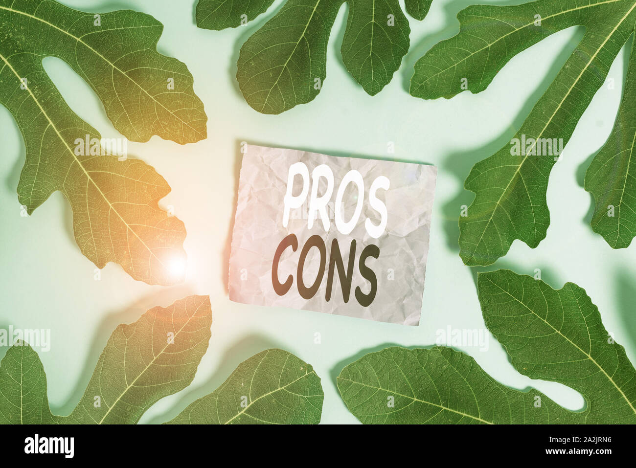 Word writing text Pros Cons. Business photo showcasing The favorable ...