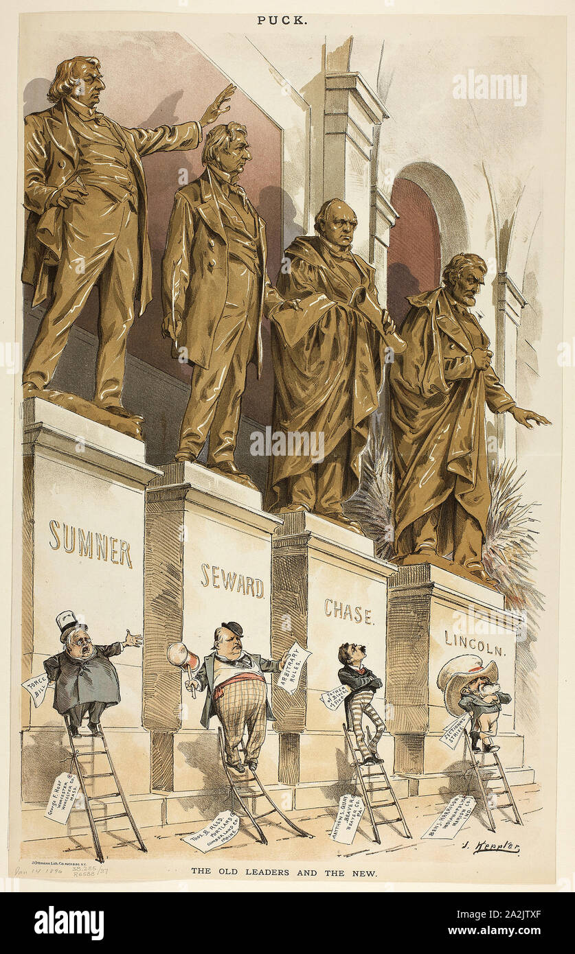 The Old Leaders and the New, n.d., Joseph Keppler, American, 1838-1894 ...