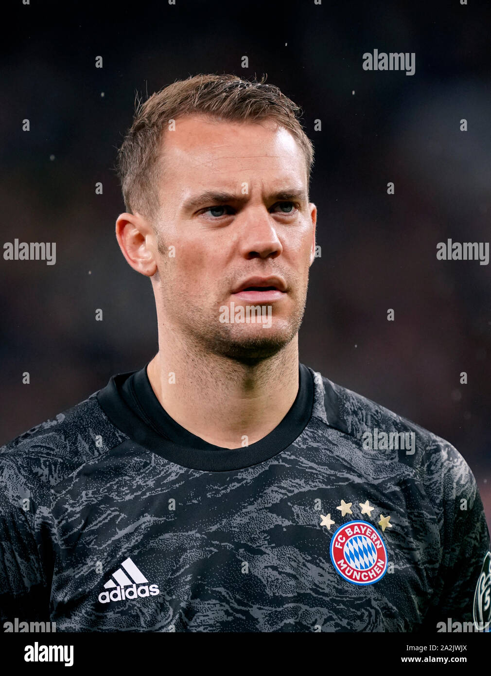 Bayern Munich's Goalkeeper Manuel Neuer prior to the beginning of the ...