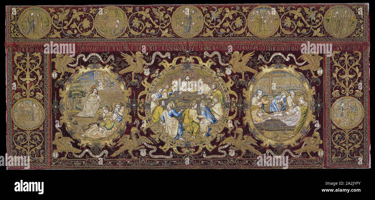 Altar frontal depicting scenes hi-res stock photography and images - Alamy