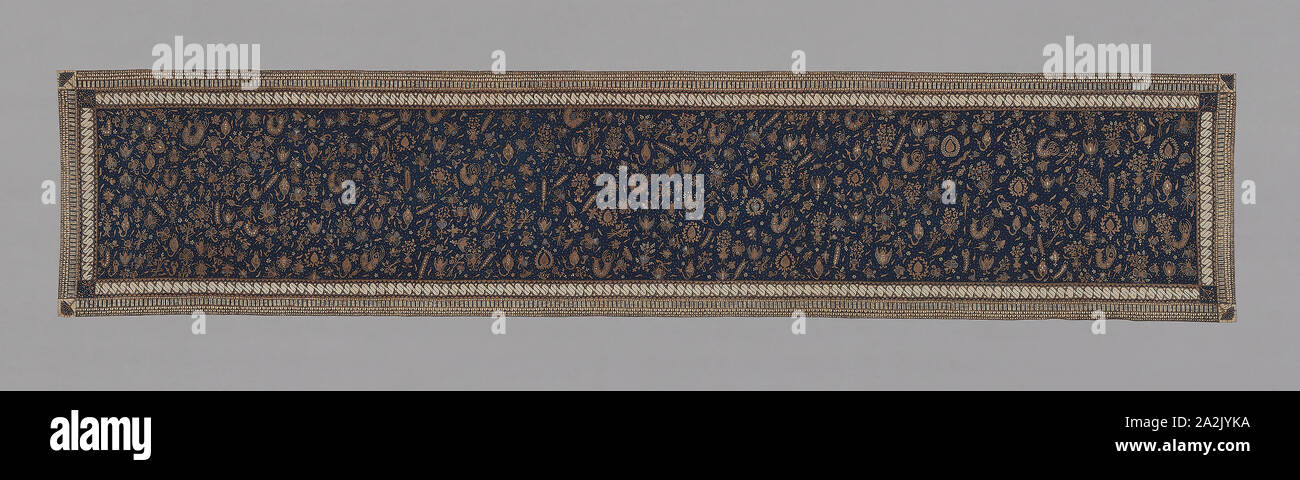 Hanging /Sash, 19th century, Indonesia, Java, Java, Batik dyed, 249.2 x ...