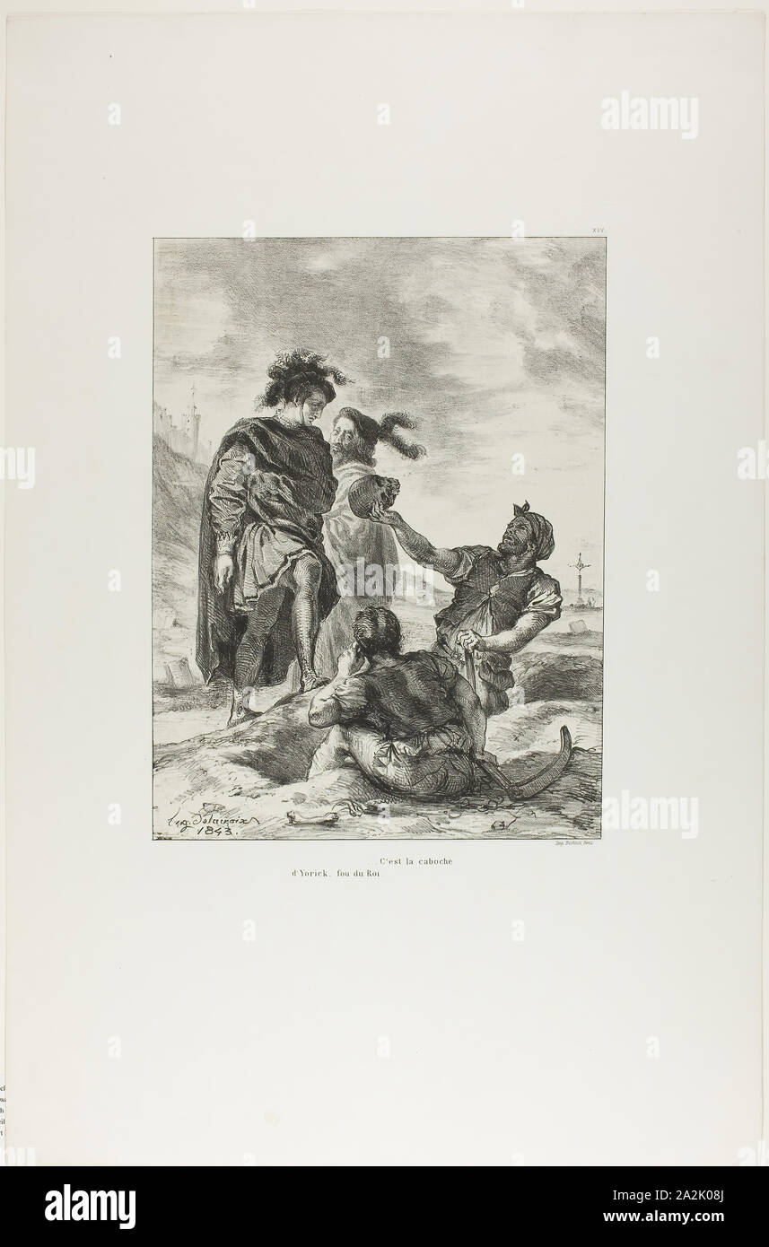 Delacroix hamlet horatio hi-res stock photography and images - Alamy