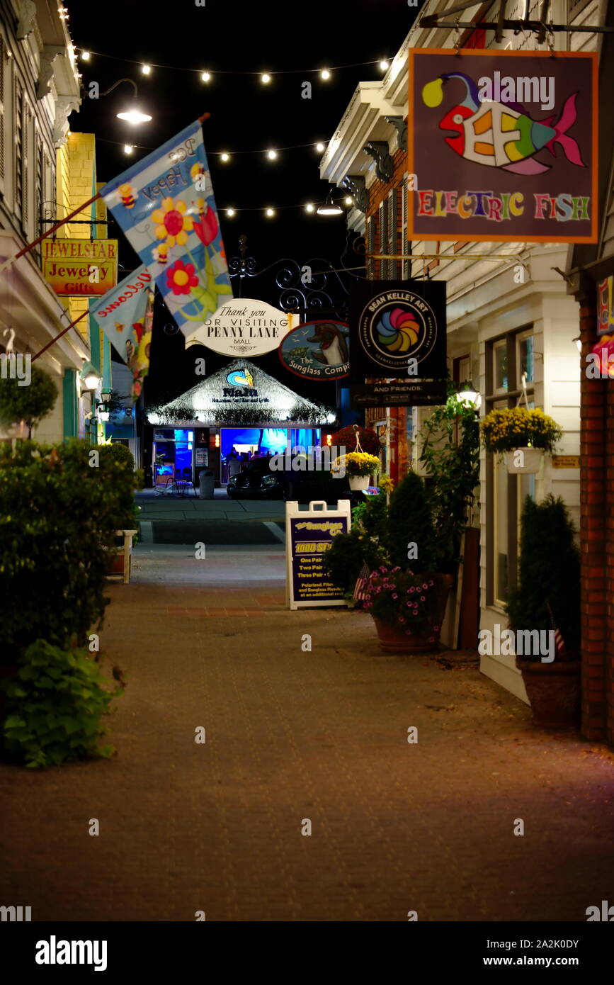 Penny Lane Mall, Rehoboth Beach, DE Stock Photo - Alamy