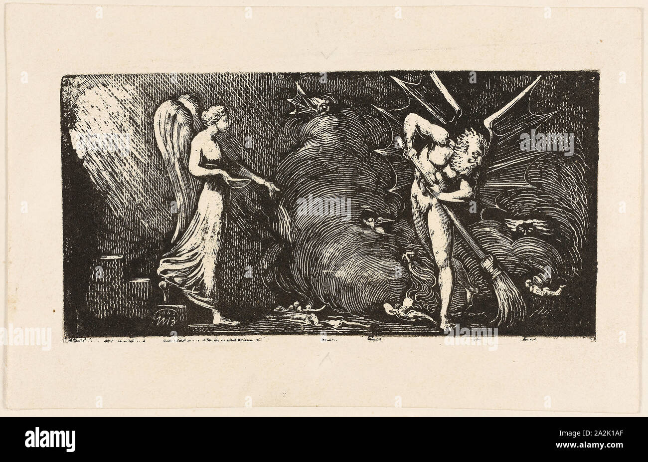 ‘The Man Sweeping the Interpreter’s Parlour,’ from Bunyan’s Pilgrim’s ...