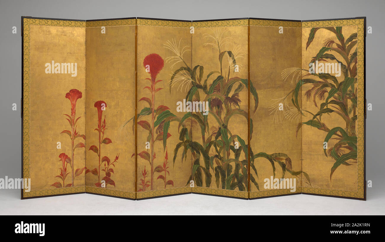 Japanese screen maize hi-res stock photography and images - Alamy