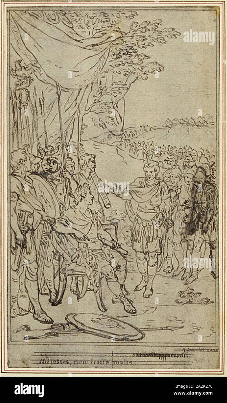 Study for Lucain’s La Pharsale, Canto IV, c. 1766, Hubert François ...