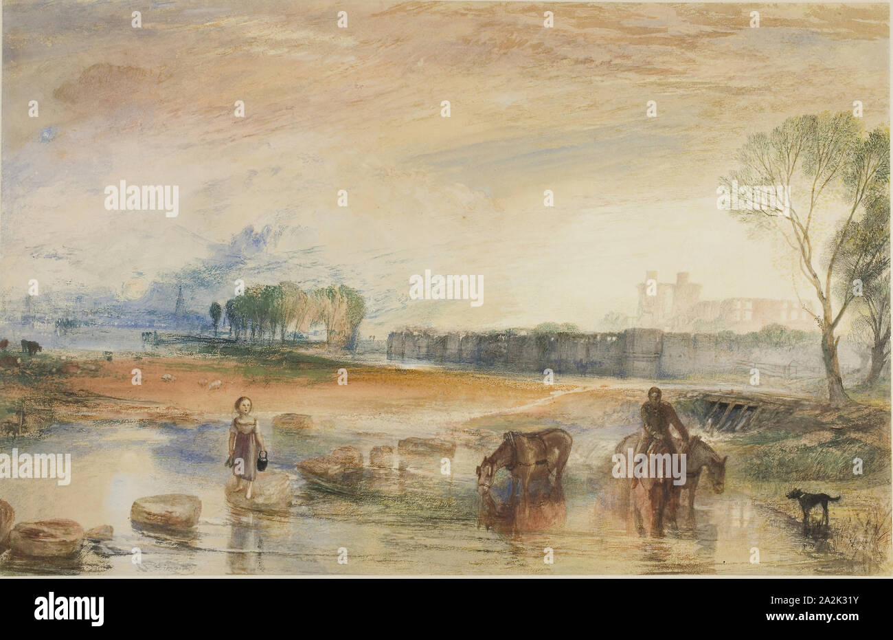 Joseph turner watercolor hi-res stock photography and images - Alamy