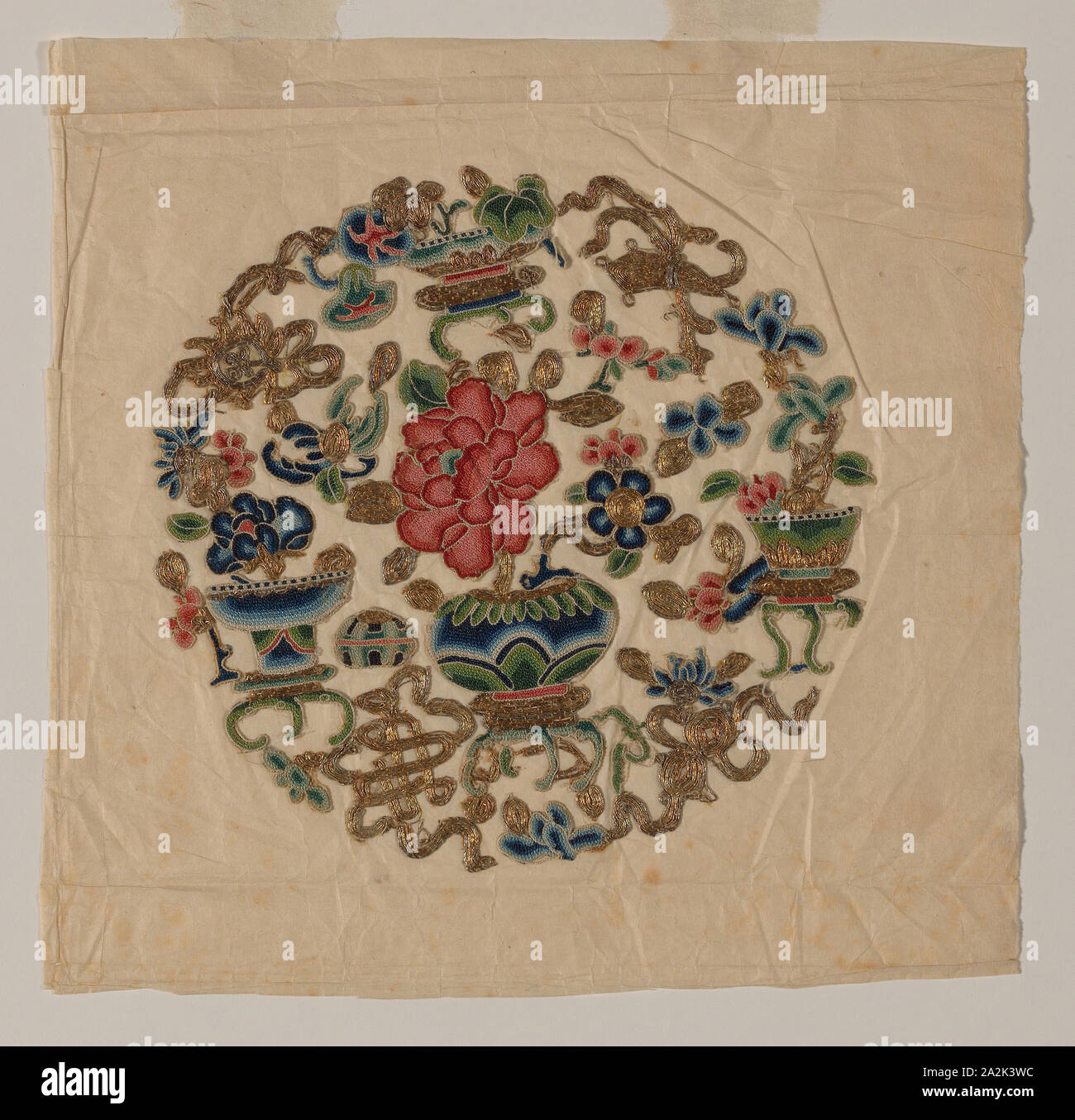 Cut Out Motif (Needlework), Qing dynasty (1644–1911), 19th century ...