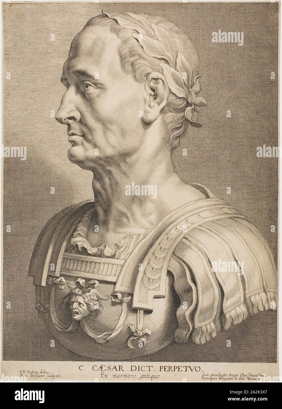 Julius Caesar, Perpetual Dictator, from Twelve Famous Greek and Roman ...