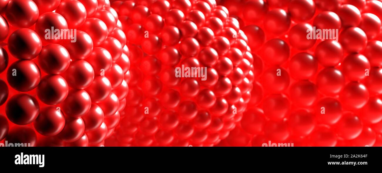 Red balls abstract background, texture, banner. Christmas baubles ...