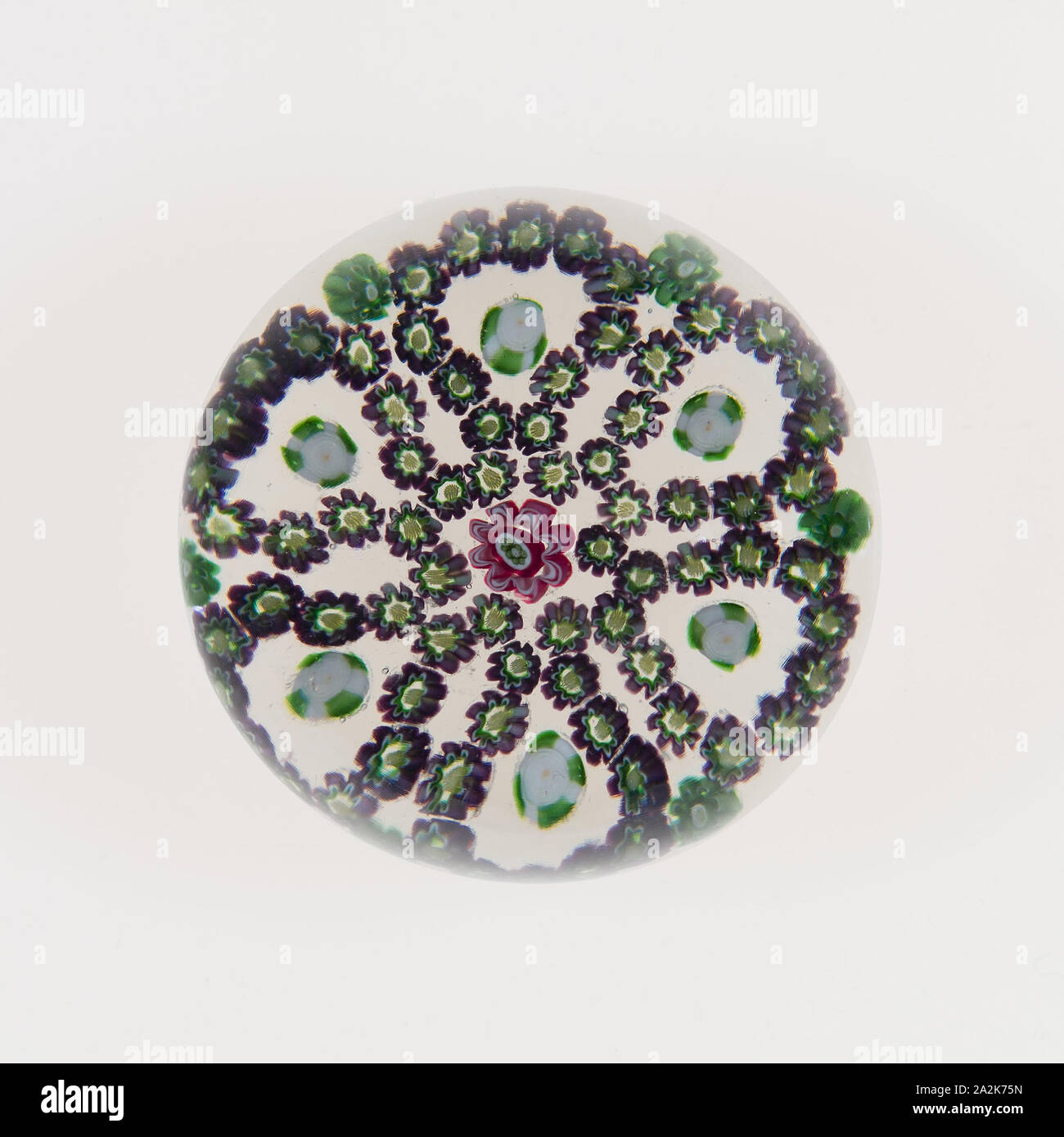 Paperweight, 19th century, Clichy, France, 1837-1885, Clichy, Glass, 3 ...