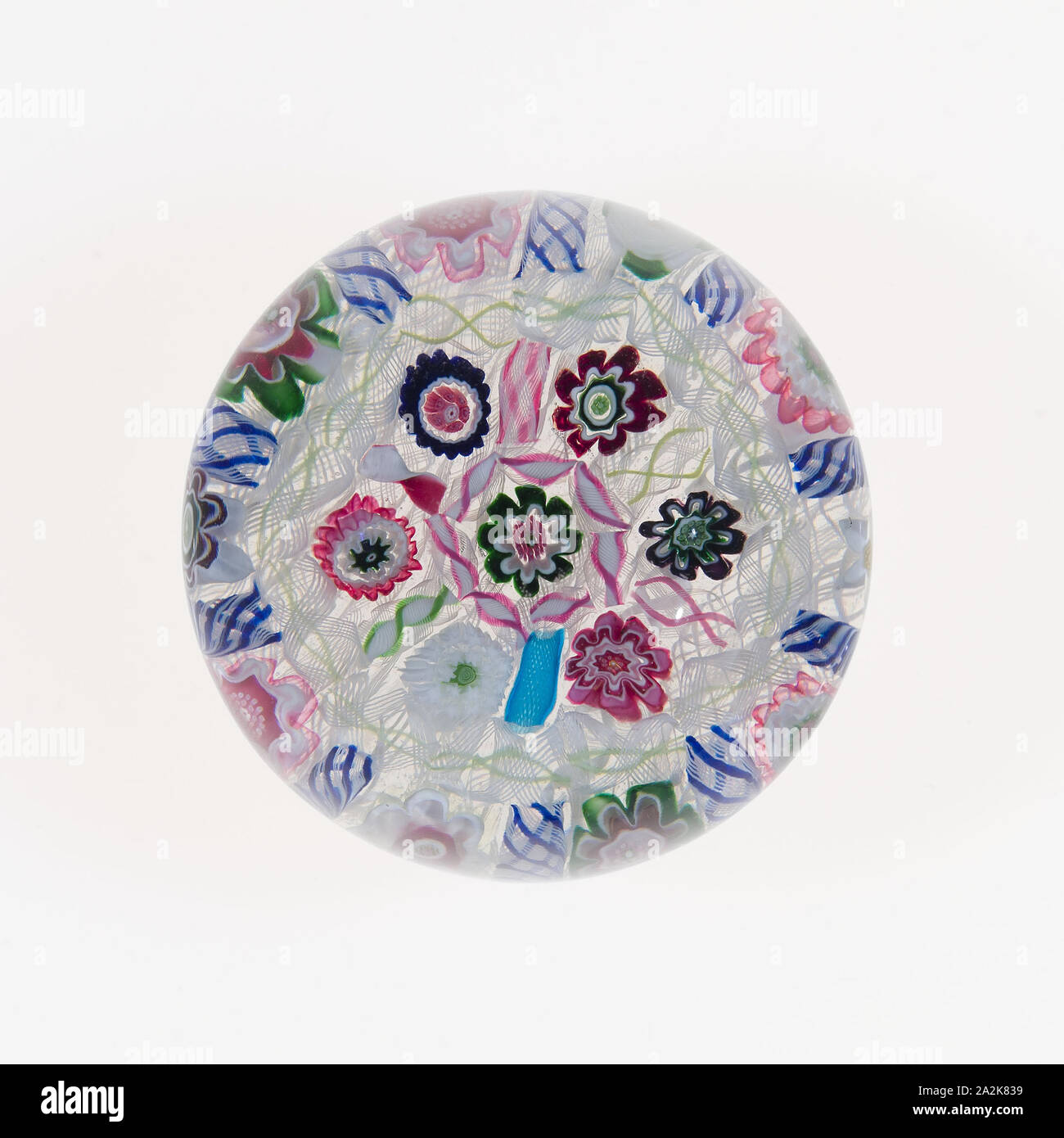 Paperweight, 19th century, Clichy, France, 1837-1885, Clichy, Glass ...