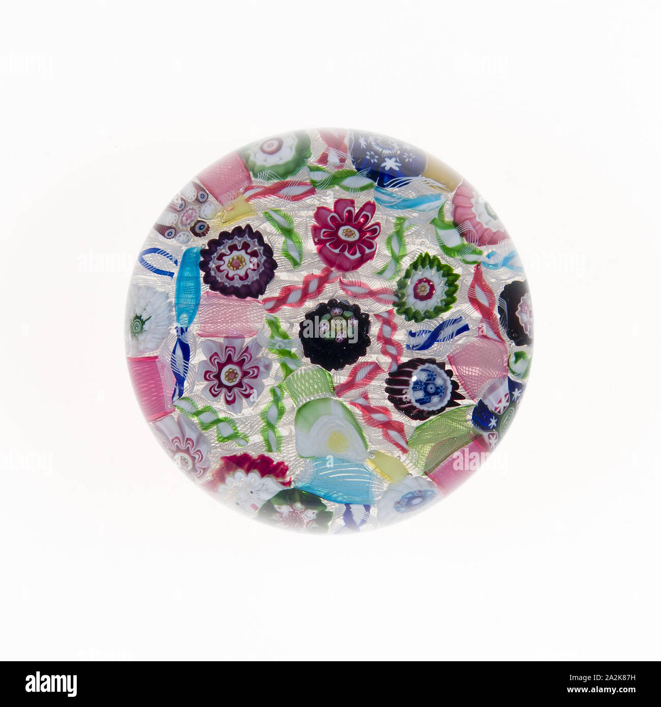 Paperweight, 19th century, Clichy, France, 1837-1885, Clichy, Glass ...