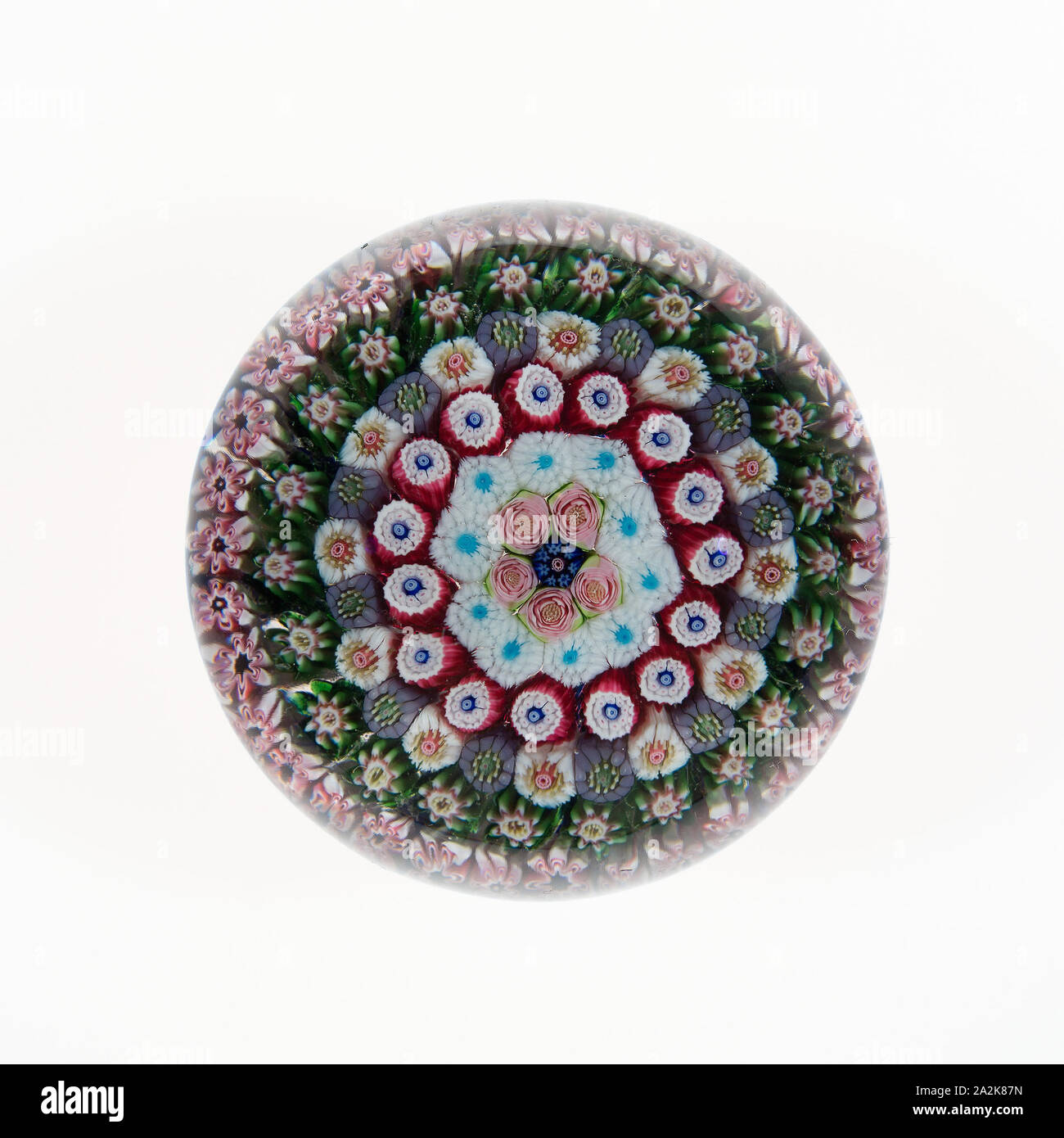 Paperweight, 19th century, Clichy, France, 1837-1885, Clichy, Glass, 2 ...