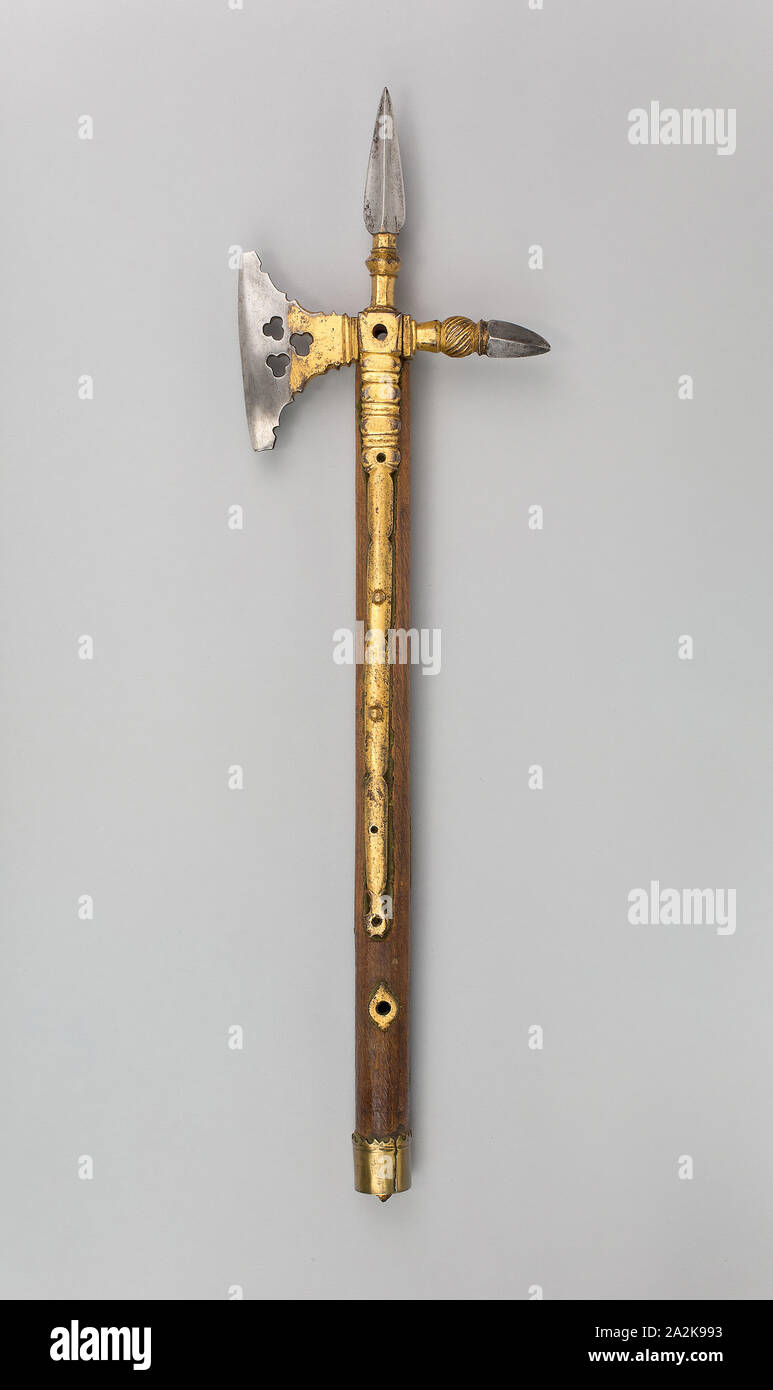 Horseman’s Axe, early 16th century, Spanish or Flemish, Probably, Spain ...