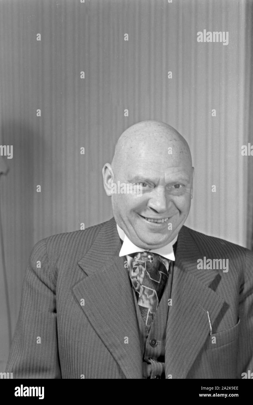Der deutsche Schauspieler Ludwig Schmitz, Deutschland 1930er Jahre ...