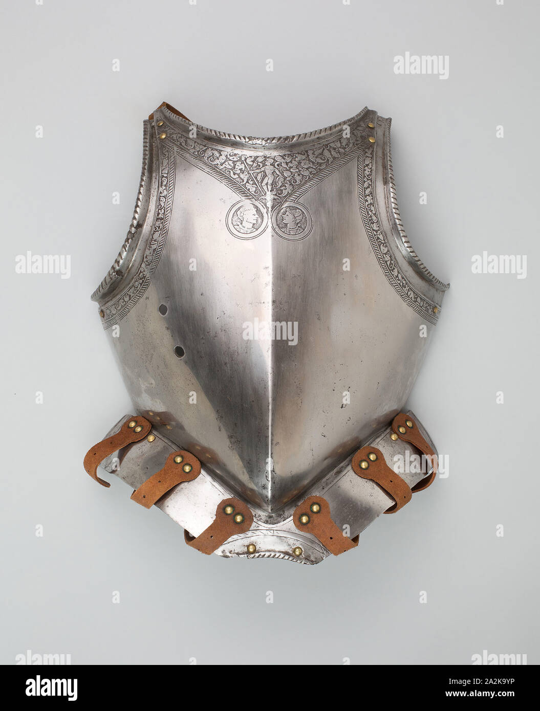 Breastplate with Associated Skirt for Half-Armor, c. 1580, Northern ...