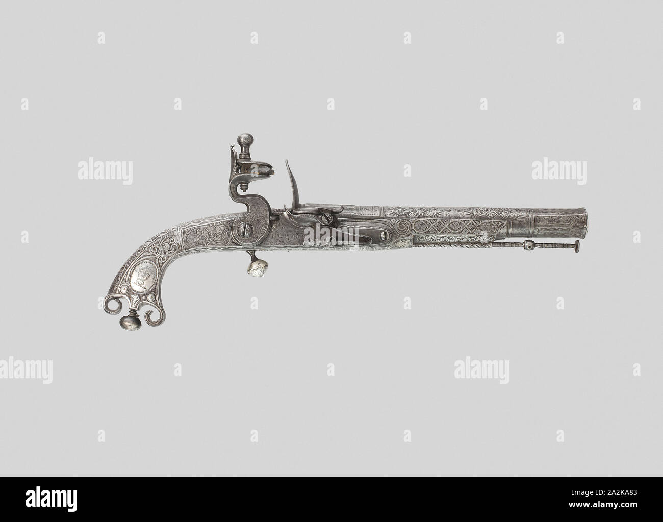 Flintlock Belt Pistol, 1775, Scottish, Leigh, Thomas Murdoch, active ...