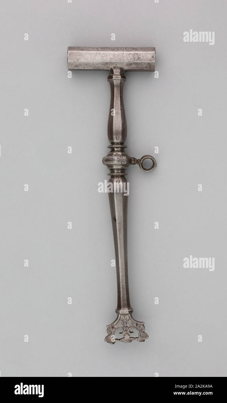 Wheellock Spanner, early 17th century, German, Germany, Iron, L. 19.7 ...