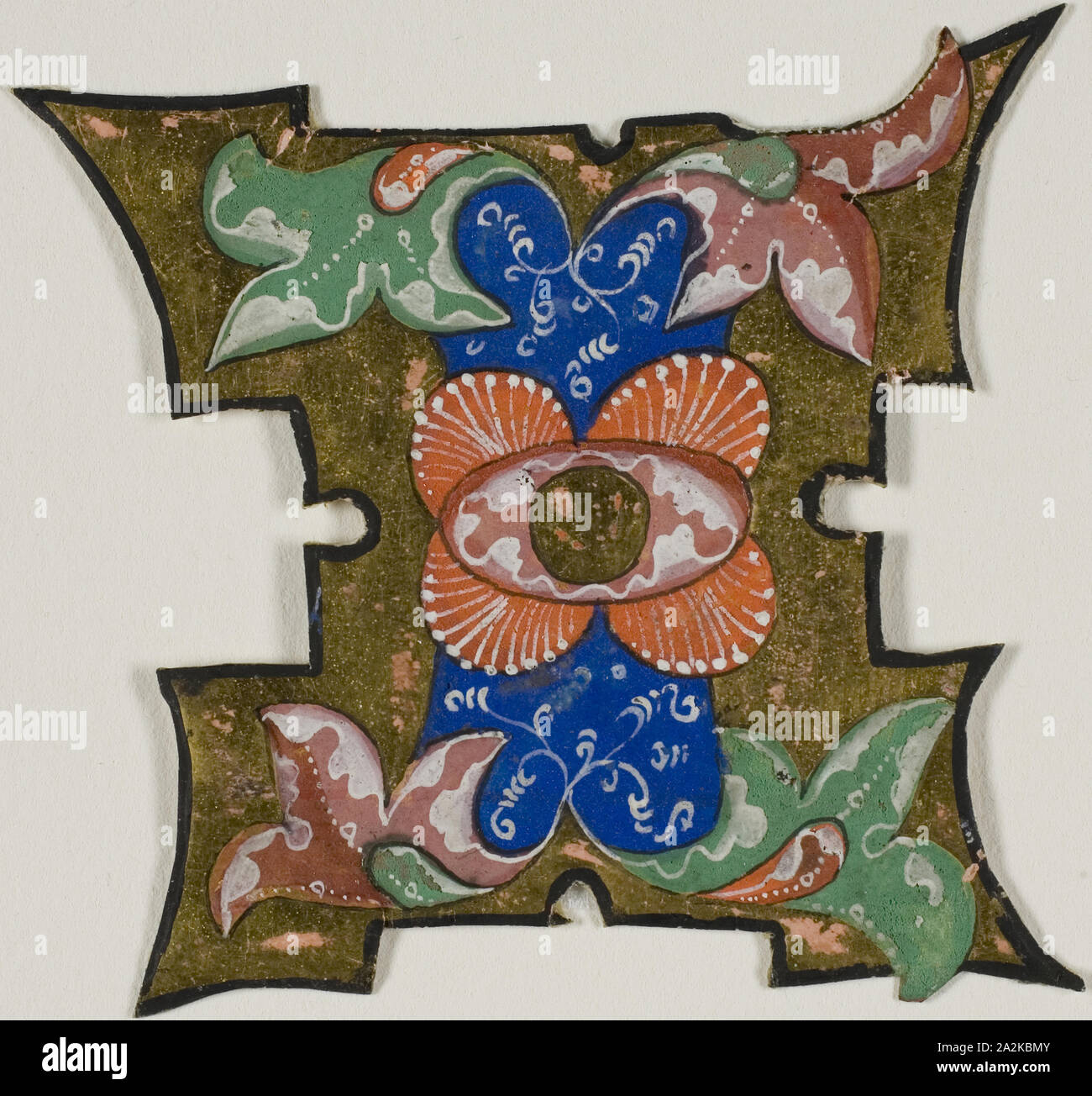 Decorated Initial I with Leaves from a Choir Book, 14th century or ...