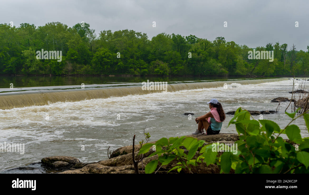 Pink river hi-res stock photography and images - Alamy