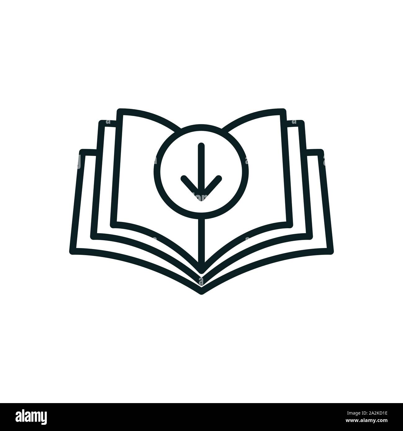 No digital icon outline Stock Vector Images - Alamy