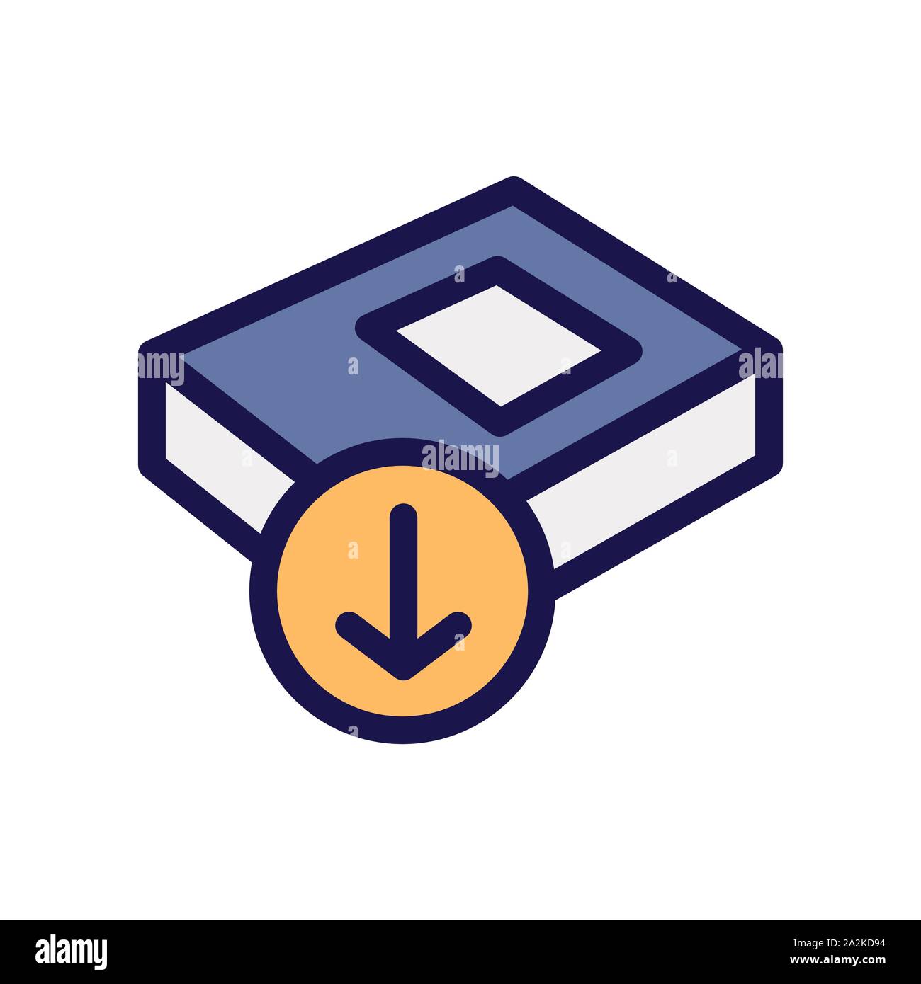 No digital icon outline hi-res stock photography and images - Alamy
