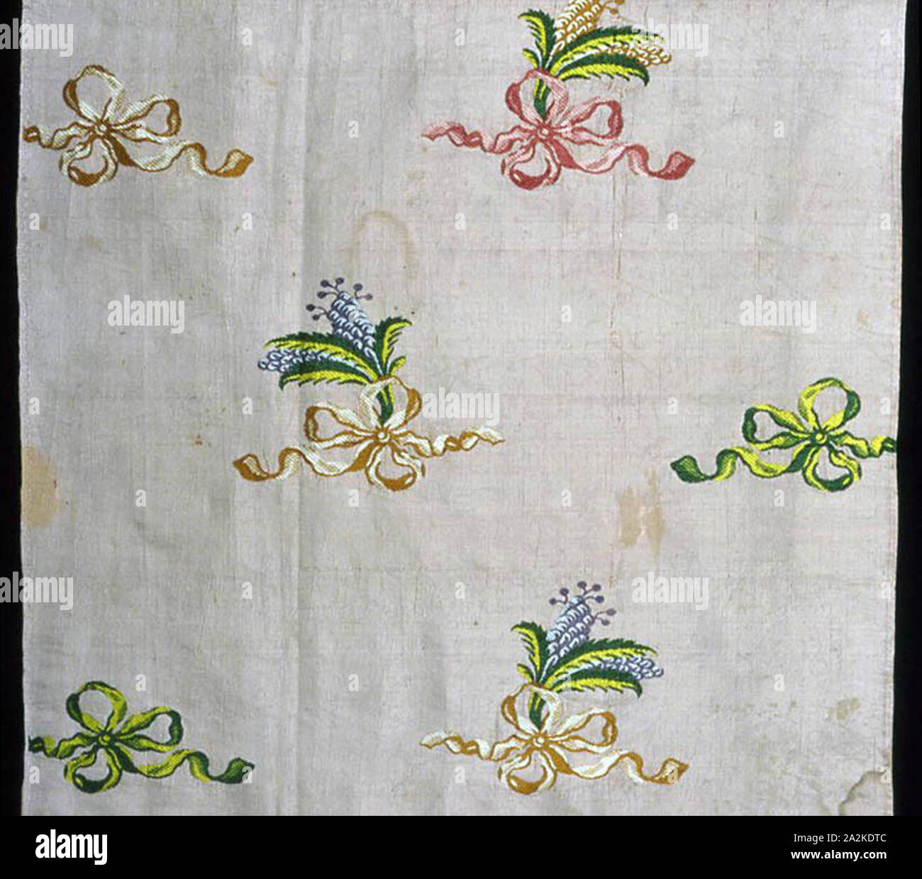 Panel, 1725/50, England, Spitalfields, Spitalfields, Silk, plain weave ...