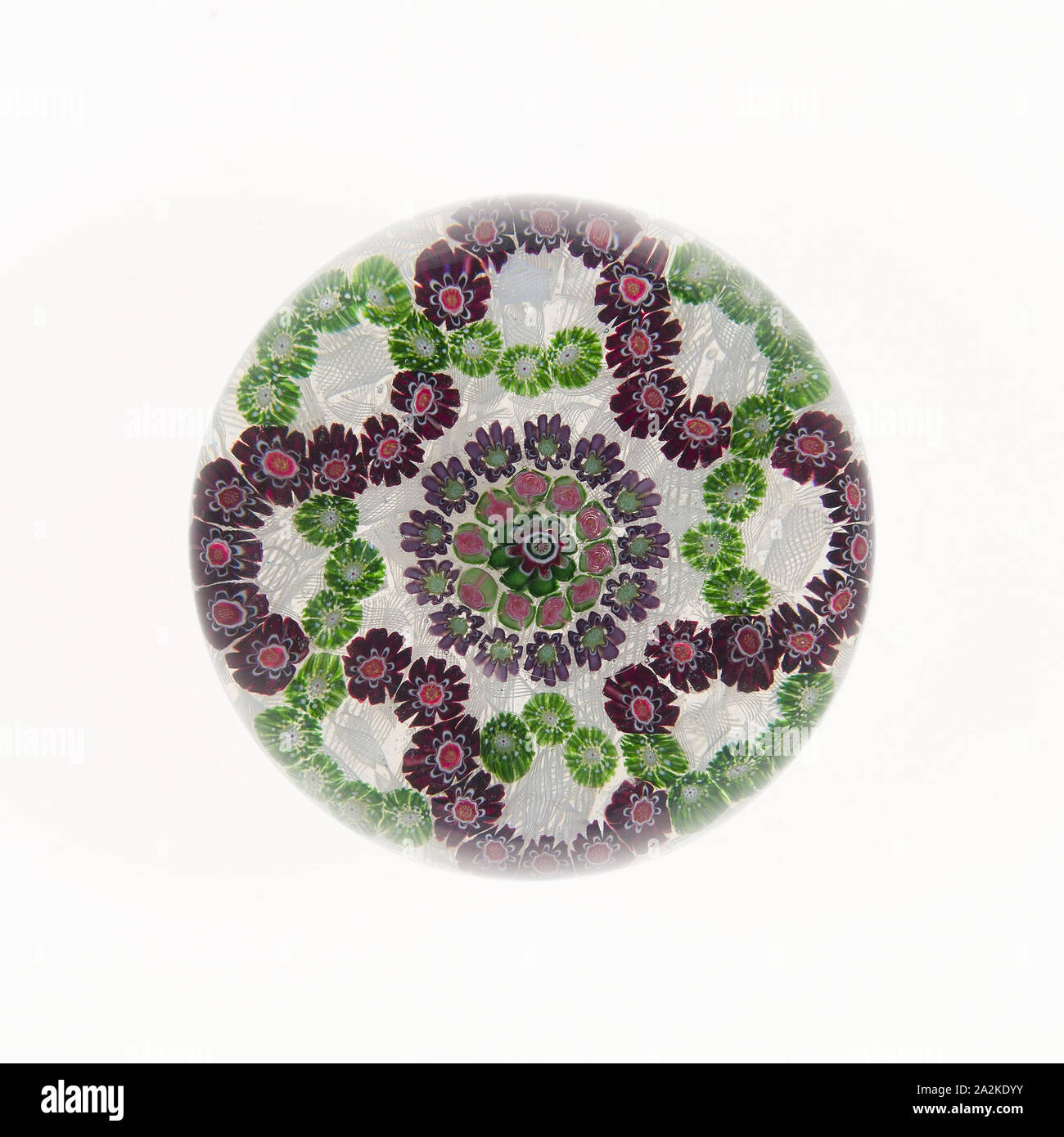 Paperweight, 19th century, Clichy, France, 1837-1885, Clichy, Glass ...