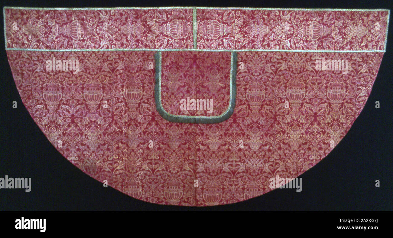 Cope with Hood, 19th century (adaptation of a 17th century textile ...