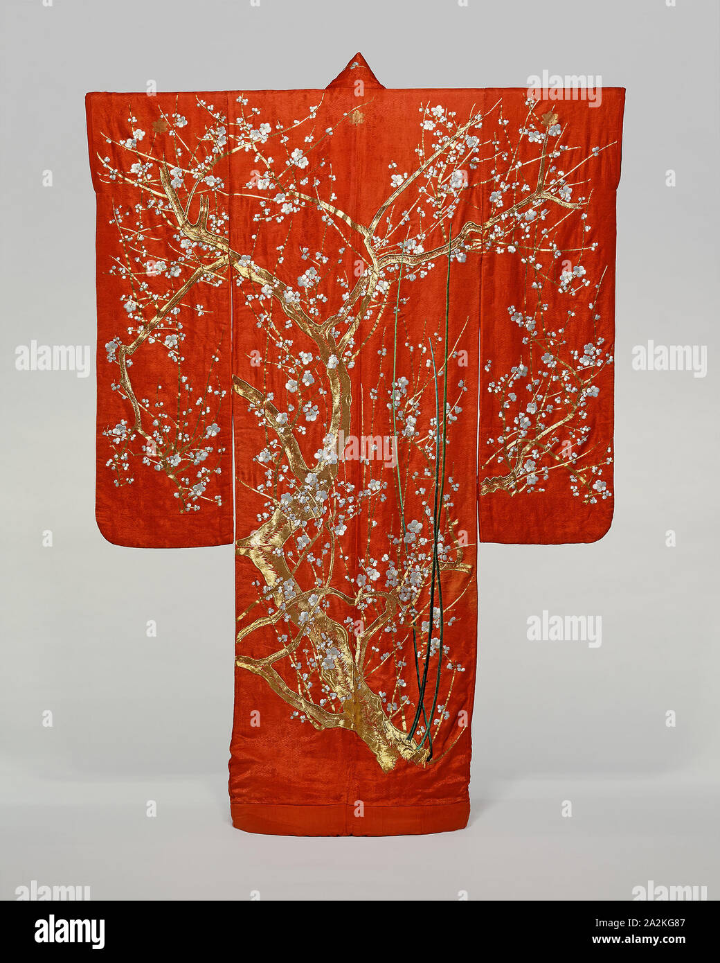 Furisode, late Edo period (1789–1868), 1801/1868, Japan, Silk, 4:1 ...