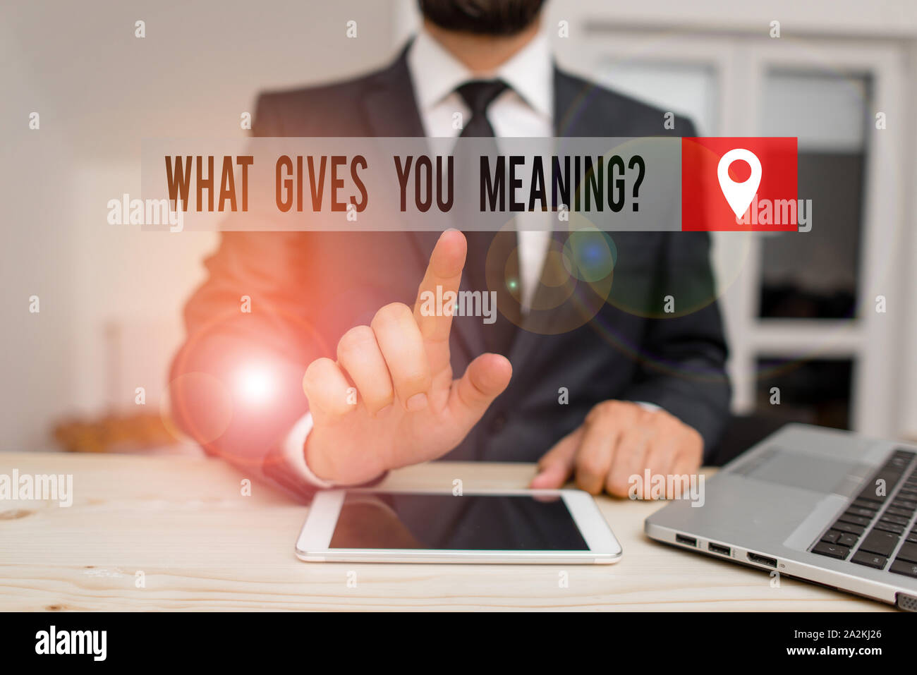 Handwriting text writing What Gives You Meaning Question. Conceptual ...