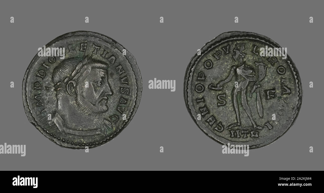 Coin portraying emperor diocletian hi-res stock photography and images ...