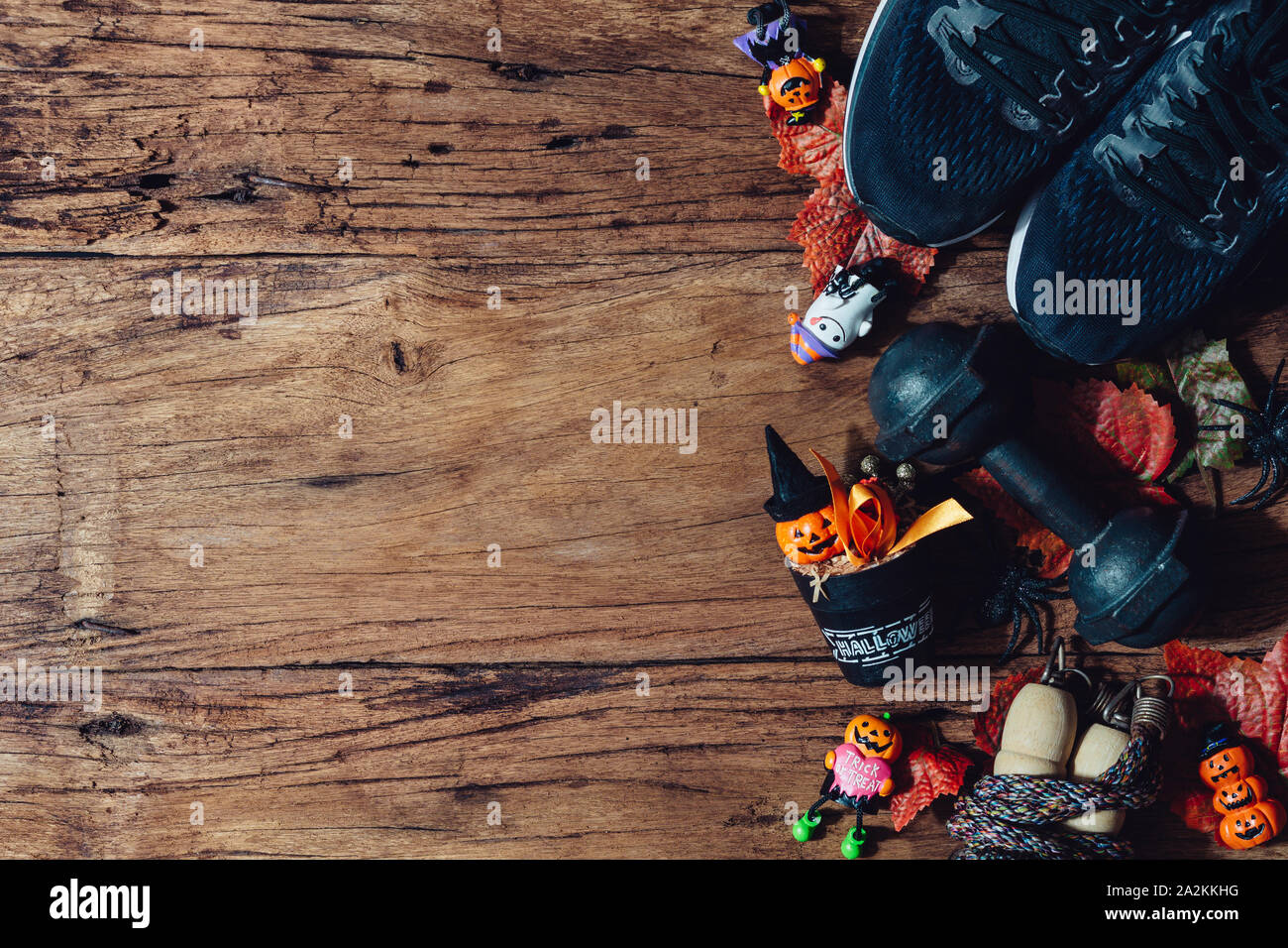 Happy Halloween day with Fitness, Exercise, Working out healthy ...