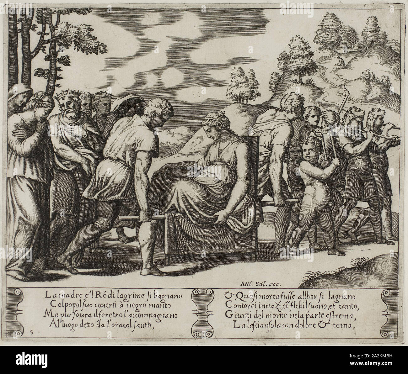 Psyche Taken… to a Deserted Mountain, 1530/40, Master of the Die ...