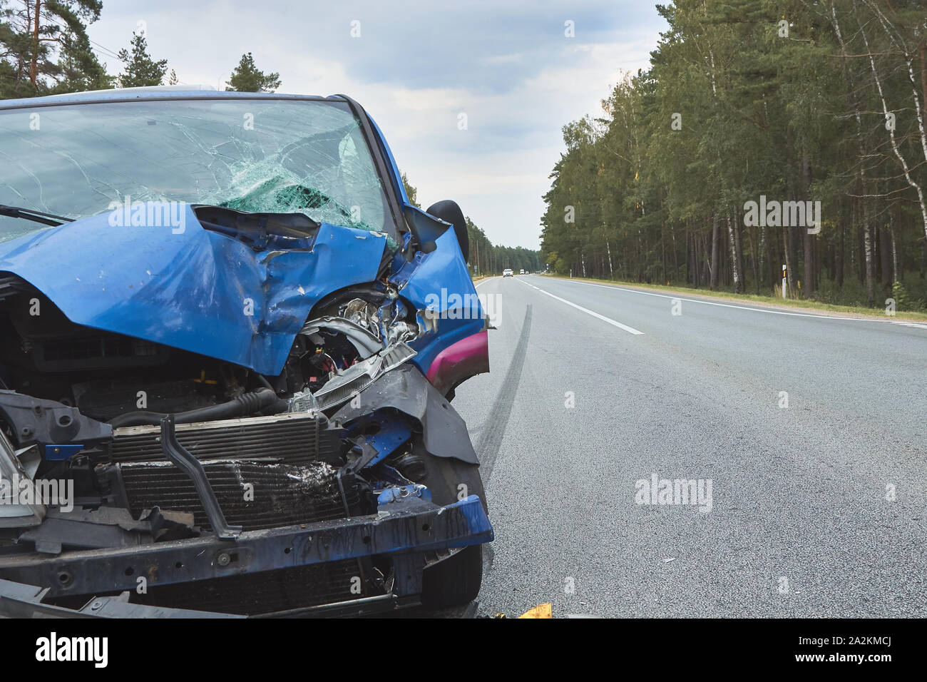 Car van collision hi-res stock photography and images - Alamy