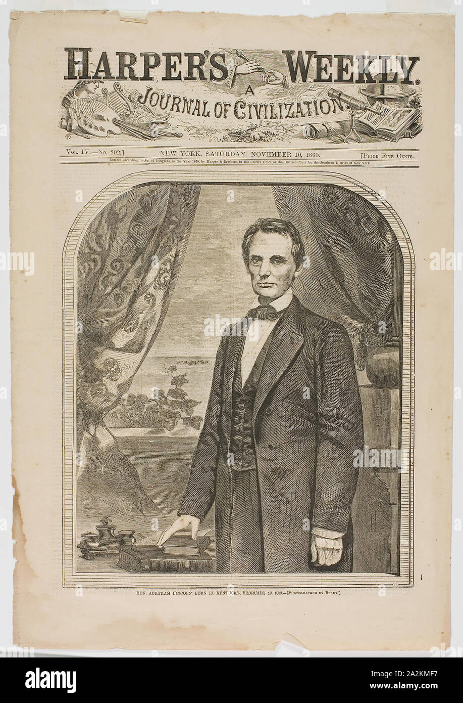 Abraham lincoln in 1857 hi-res stock photography and images - Alamy