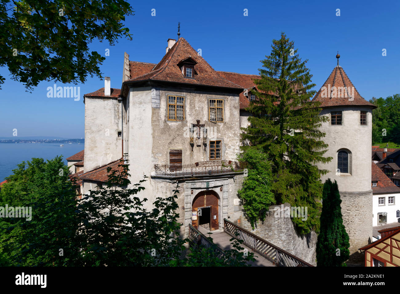 Old Castle (Meersburg Castle, Old Castle) in Meersburg on Lake ...