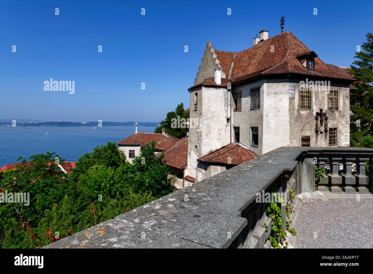 Old Castle (Meersburg Castle, Old Castle) in Meersburg on Lake ...
