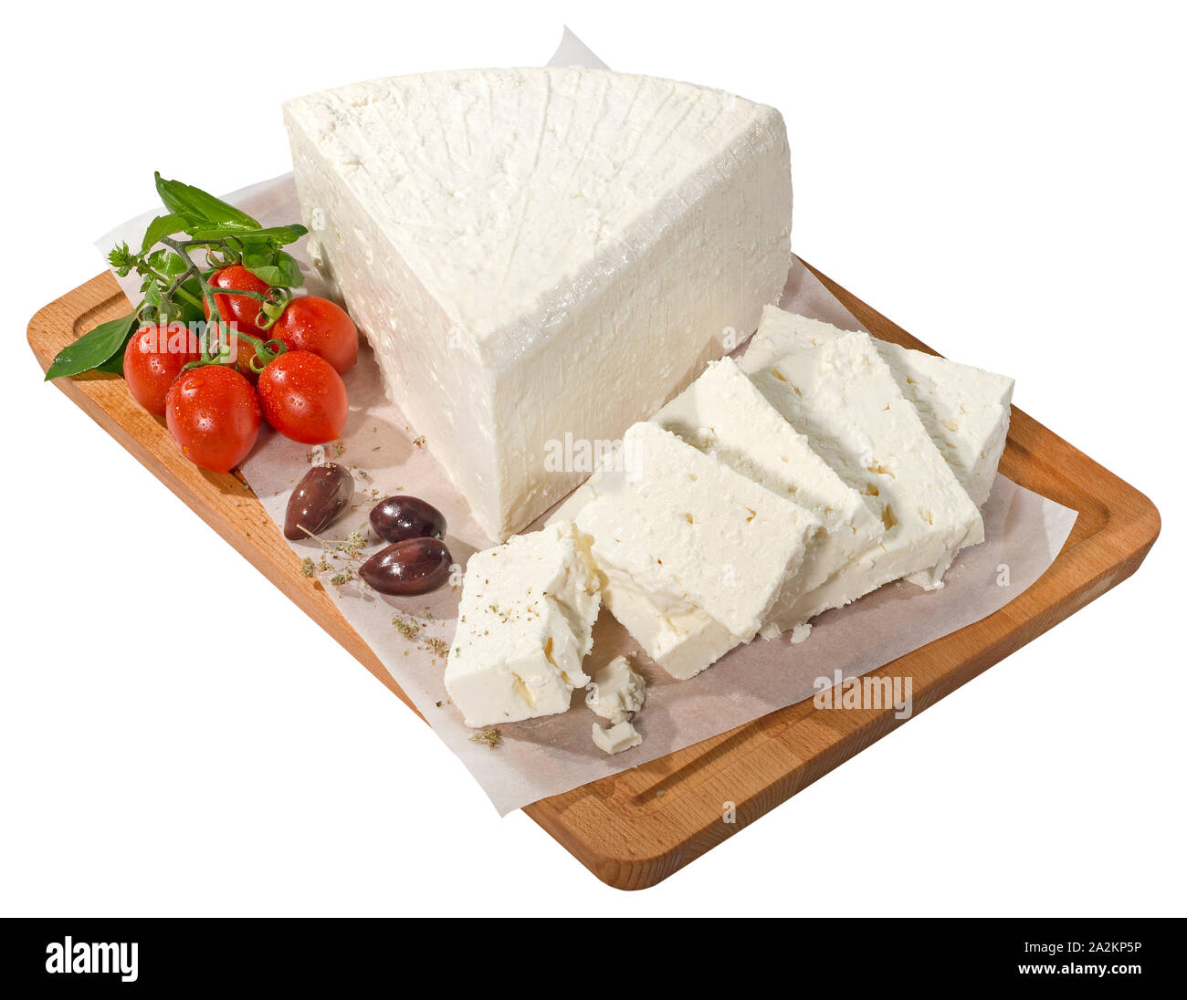Feta basil Cut Out Stock Images & Pictures - Alamy