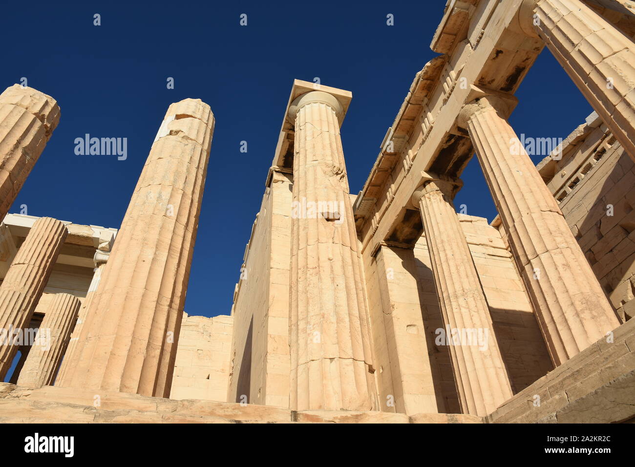 Acropolis of Athens temple in Athens in Greece Stock Photo - Alamy