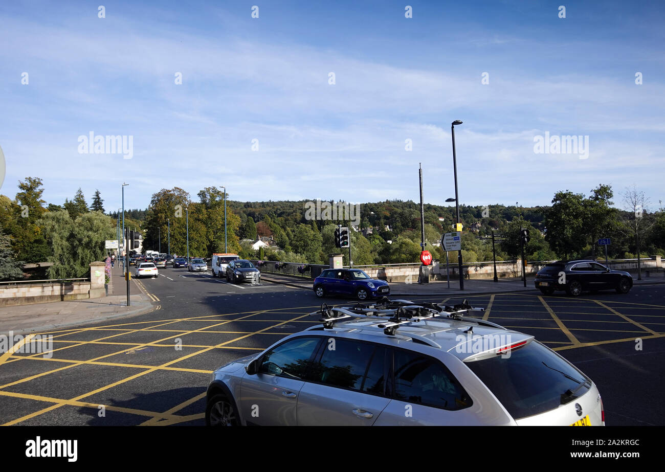 Box junction traffic hi-res stock photography and images - Alamy