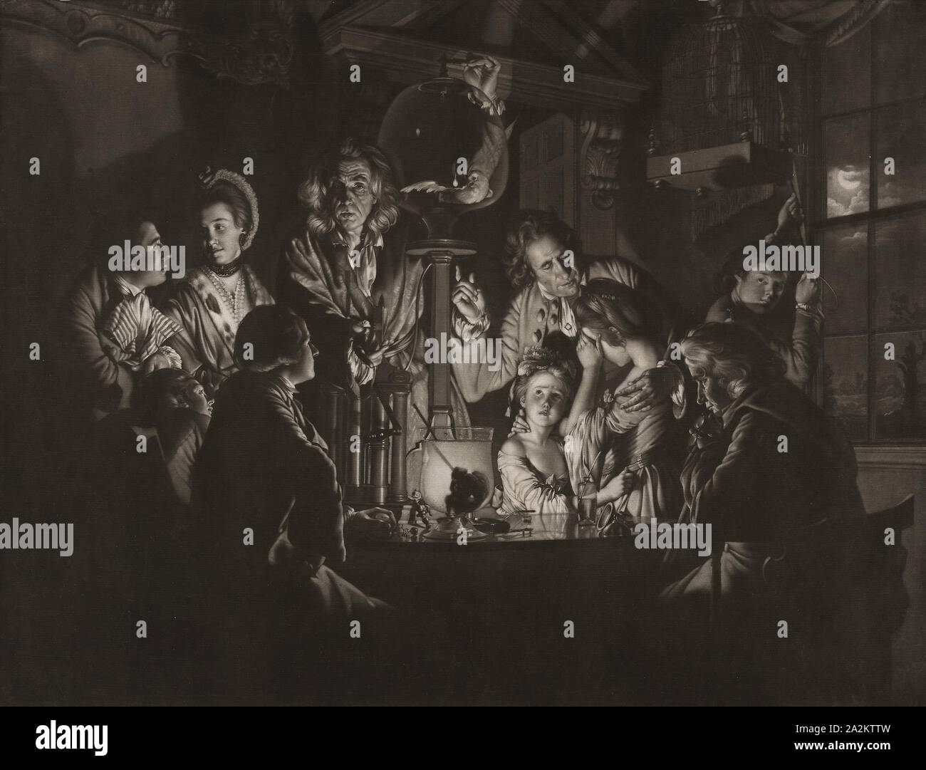 Joseph wright derby experiment air hi-res stock photography and images ...