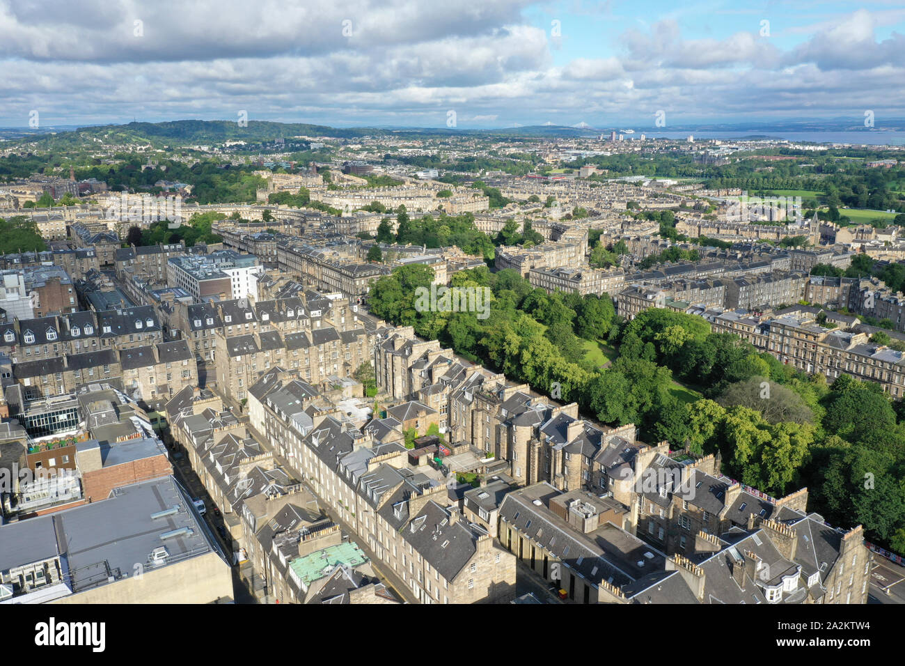 Edinburgh aerial hi-res stock photography and images - Alamy